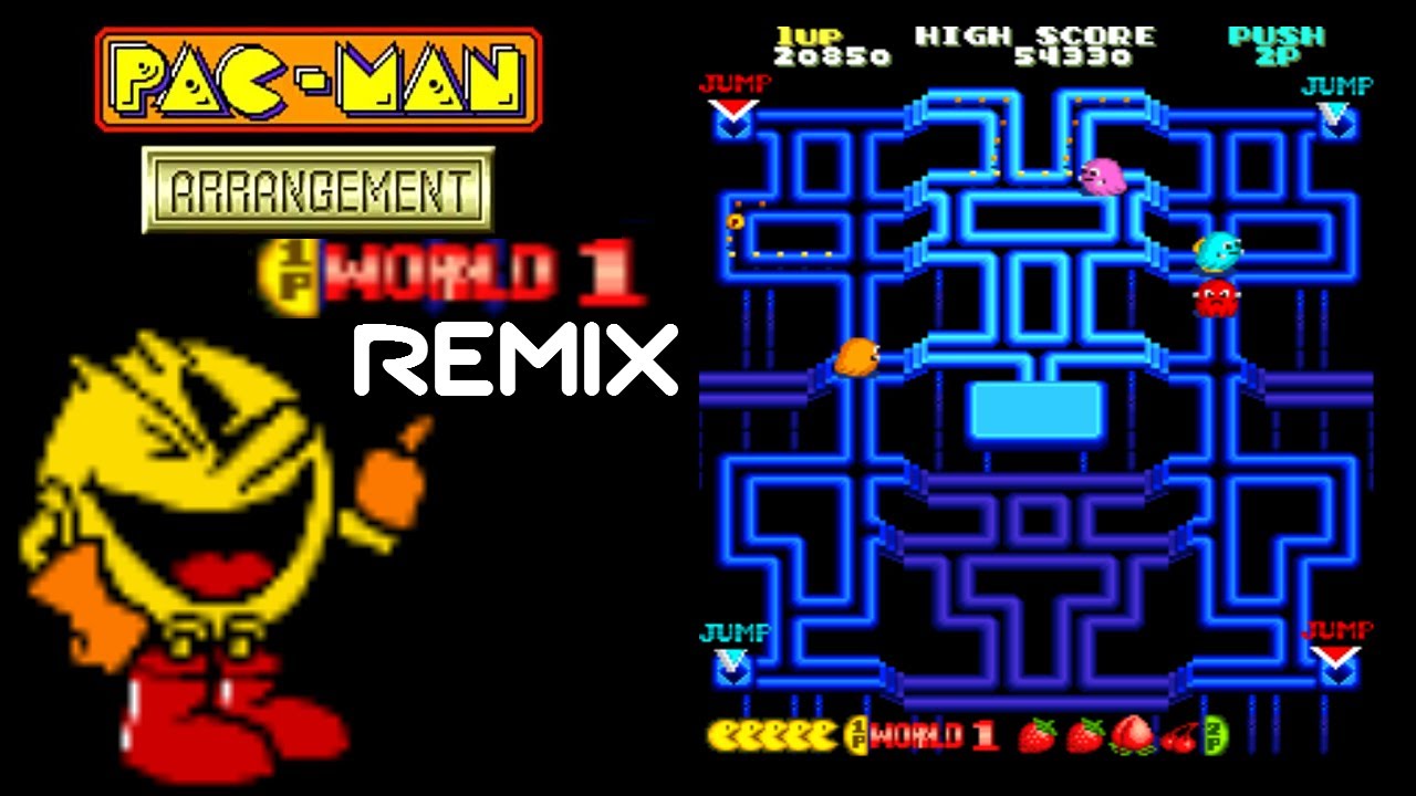 Pac Man Arrangement World 1 remix - YouTube