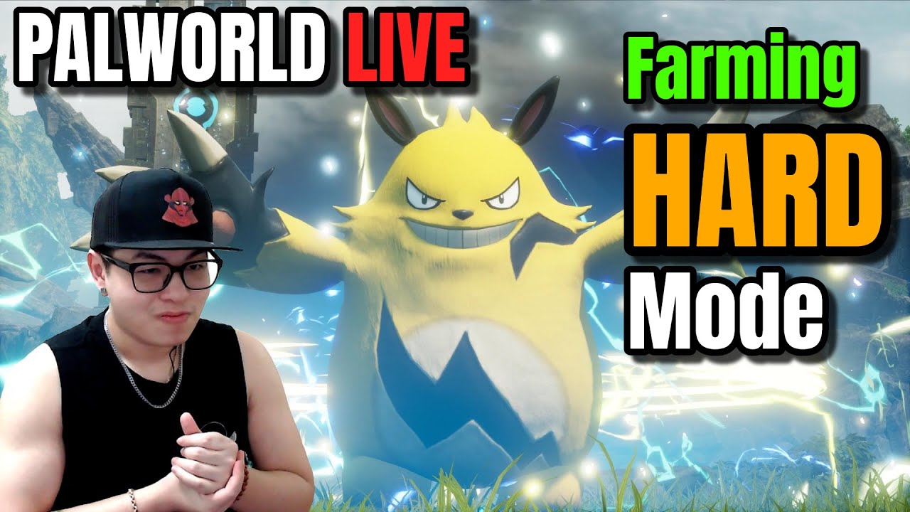 🔴 Palworld LIVE: Ultimate Survival Challenge! | Hard Mode Farming & Pal ...