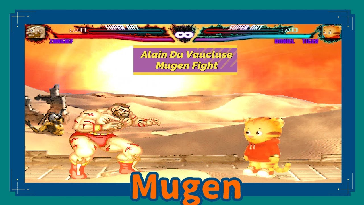 Mugen : Zangief Vs Daniel Tiger (Request) - YouTube