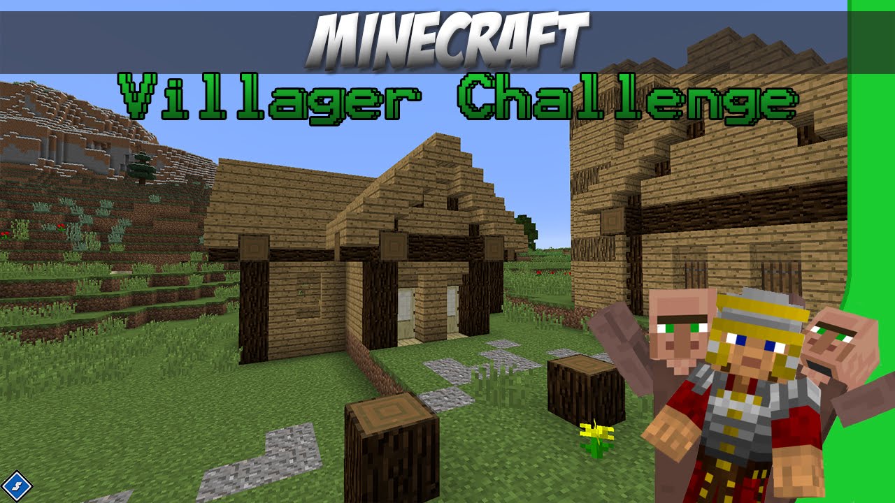 Minecraft Villager Challenge Ep 12 - Village Townhall - YouTube