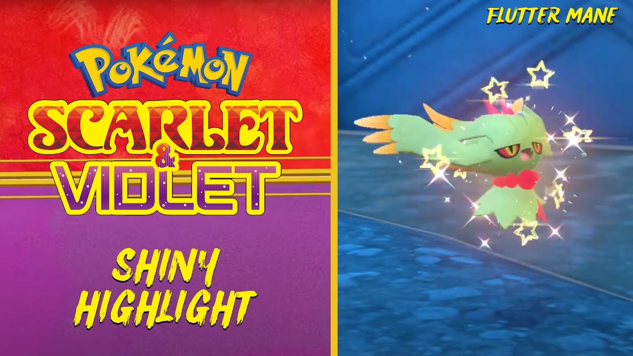 Shiny Flutter Mane REACTION! - Pokemon Scarlet and Violet - YouTube