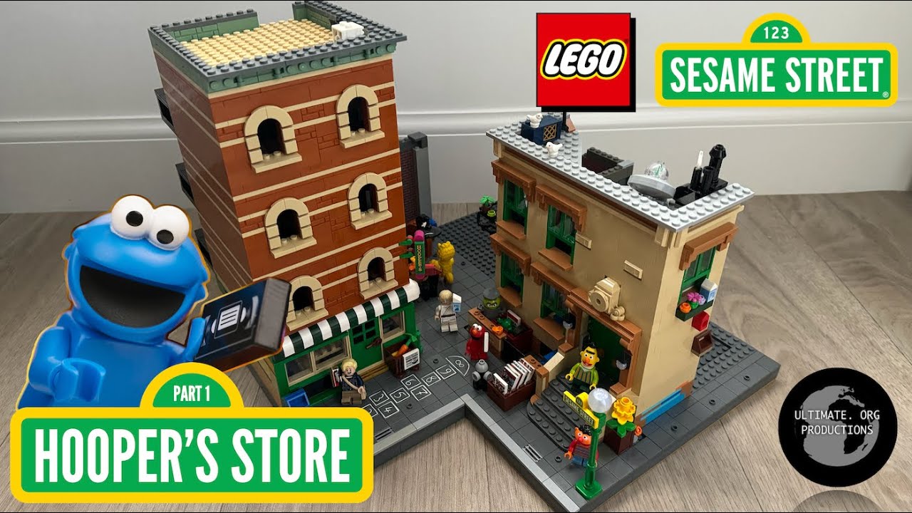 LEGO 123 Sesame Street Expansion, Part 1: Hooper's Store - YouTube