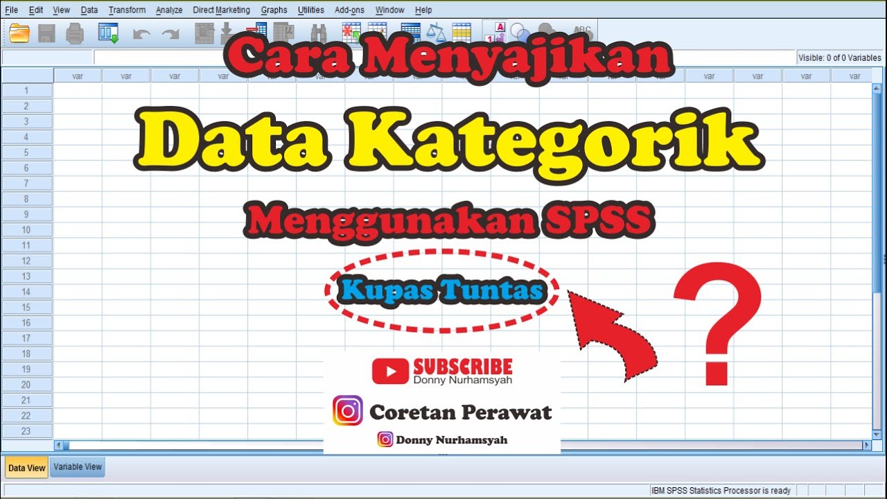 Menyajikan data kategorik agar mudah dipahami menggunakan SPSS ...