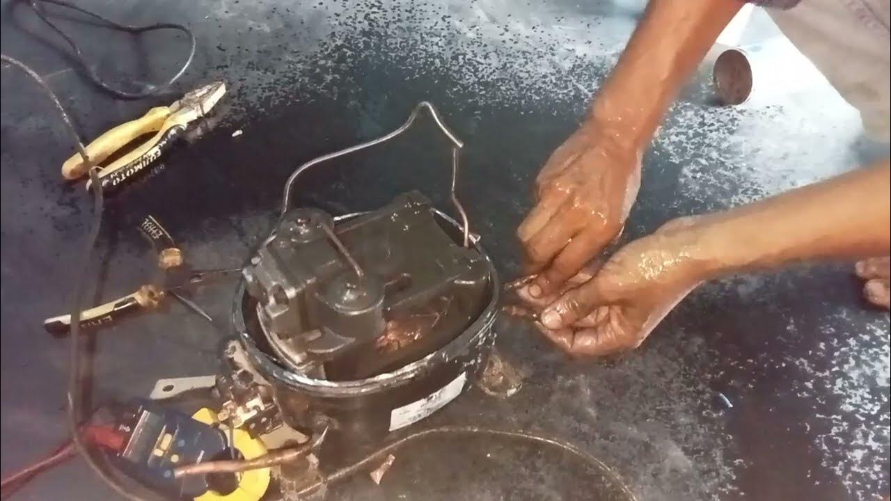 How does a refrigerator compressor work?# একটি ফ্রিজের কম্প্রেসার ...