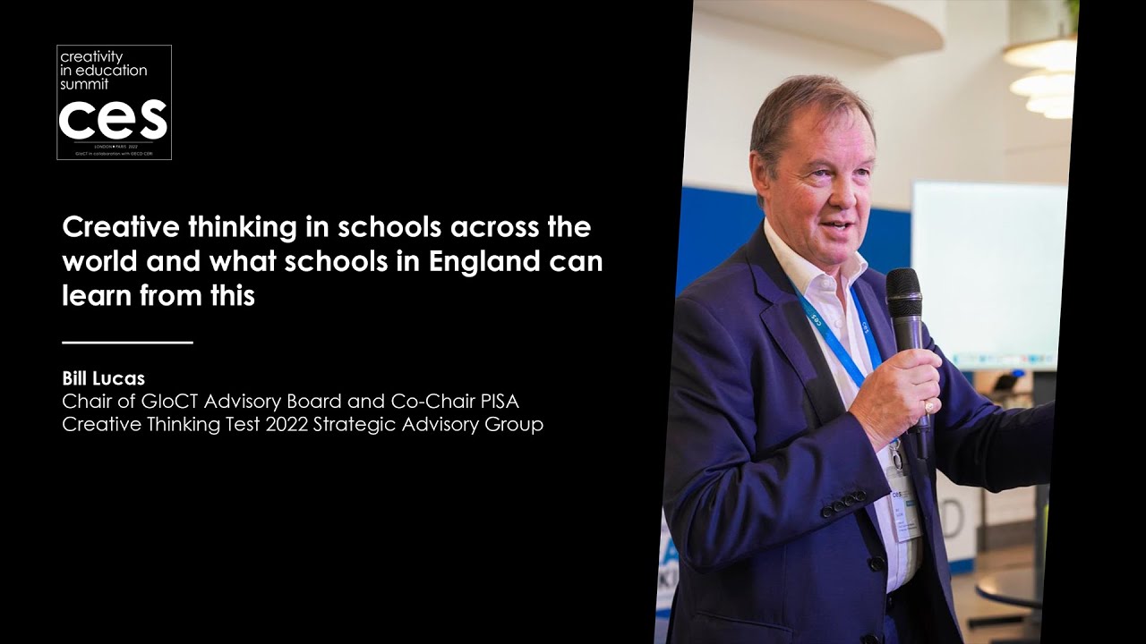 Creativity in Education Summit 2022 | Prof Bill Lucas speaks on ...