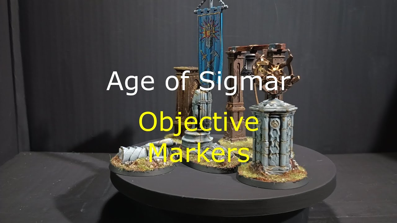 Warhammer: Age of Sigmar Objective Markers -Take two - YouTube