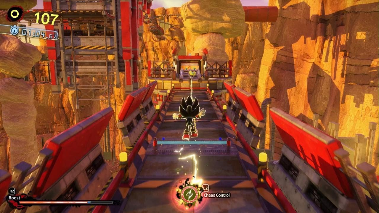 SONIC X SHADOW GENERATIONS Shadow Rail canyon act 1 - YouTube