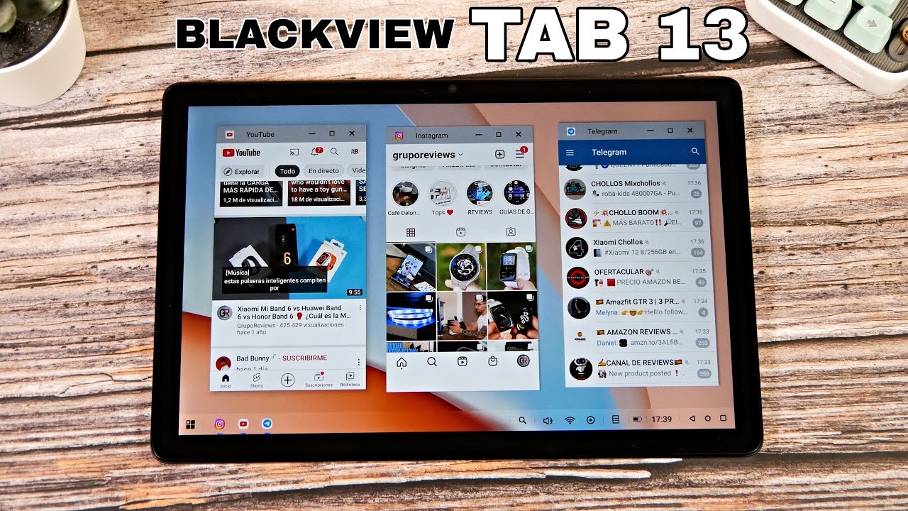 El TABLET BARATO con MODO PC 🔝 Blackview TAB 13 | REVIEW a fondo - YouTube