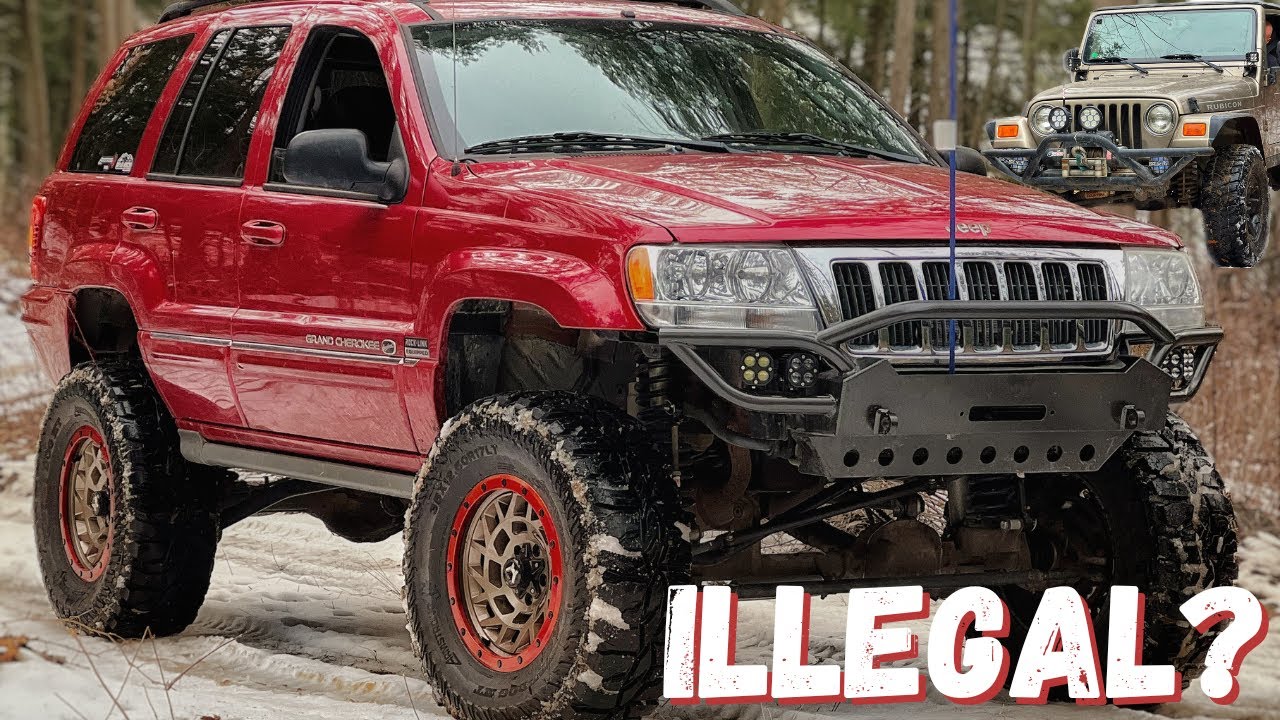 Jeep WJ Offroad | Backyard Offroad Park - YouTube