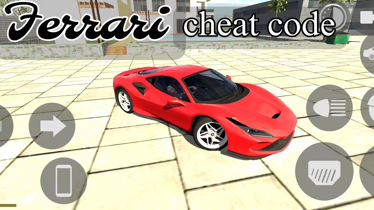 FERRARI CHEAT CODE IN #indianbikesdriving3d - YouTube