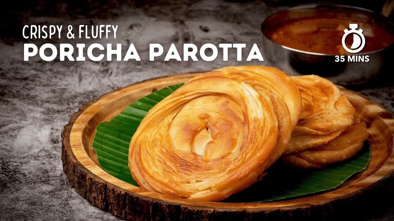 Poricha Parotta Recipe | Fried Parotta | Parotta Recipes | How to make ...