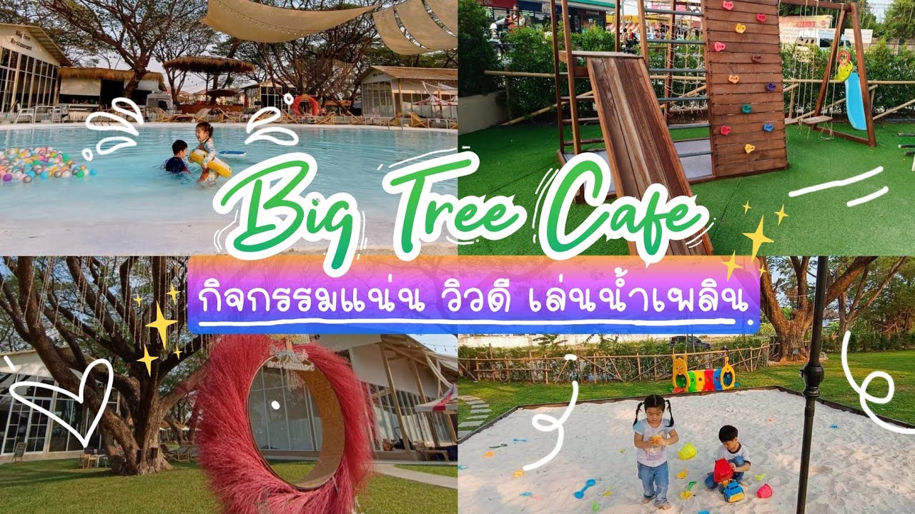 BIG TREE CAFE ท่าอิฐ นนทบุรี ไปที่เดียว อยู่ได้ทั้งวัน คุ้มมาก - YouTube