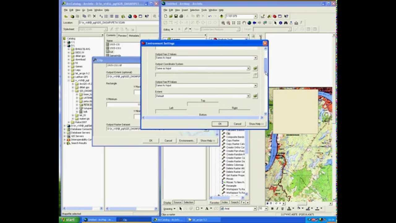 Cut picture use arcGis - YouTube