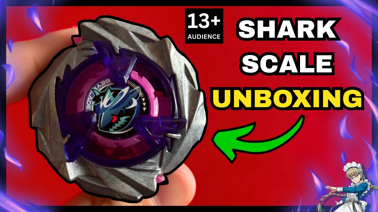 Shark Scale Looks LETHAL In BEYBLADE X | UX-15 Shark Scale Deck Set ...