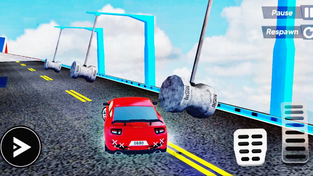 Car Stunt Race and Ricing Games 188 Android Gameplay - YouTube