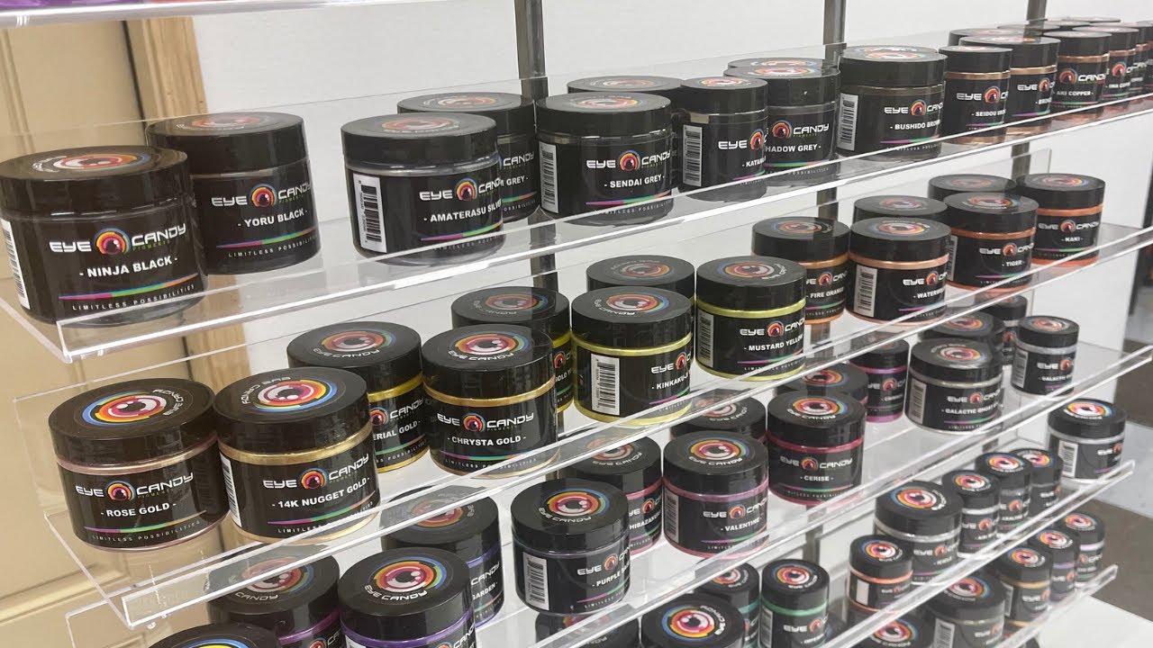 Mica Powder Storage Solution! Super Easy! - YouTube