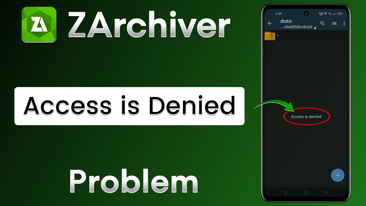 How To Fix ZArchiver Access Is Denied Problem | Access Denied ZArchiver - YouTube