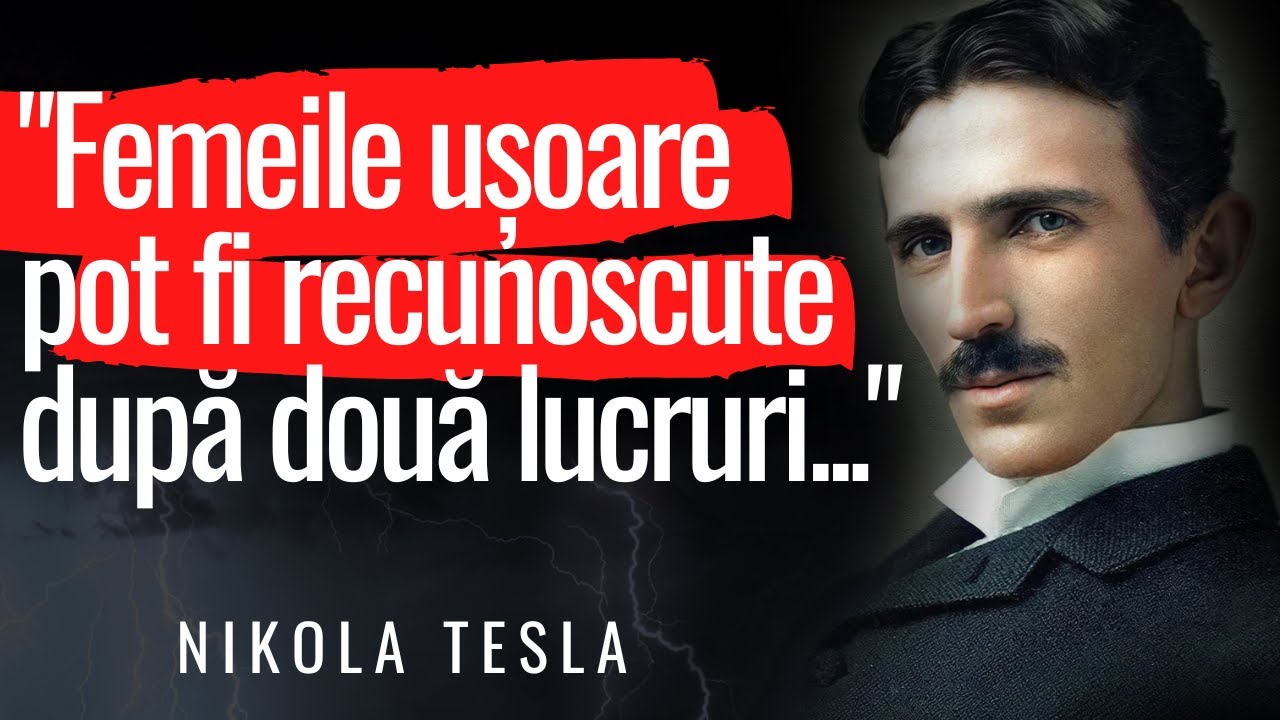 Nikola Tesla: Citate pe care trebuie sa le asculți | Citate incredibile ...
