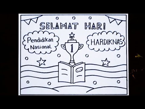 Poster hari pendidikan nasional yang sangat mudah - Gambar Hardiknas ...