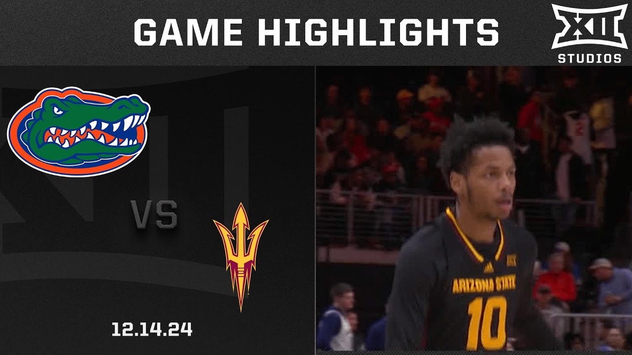Arizona State vs. Florida Game Highlights | 2024-25 Big 12 Men's ...