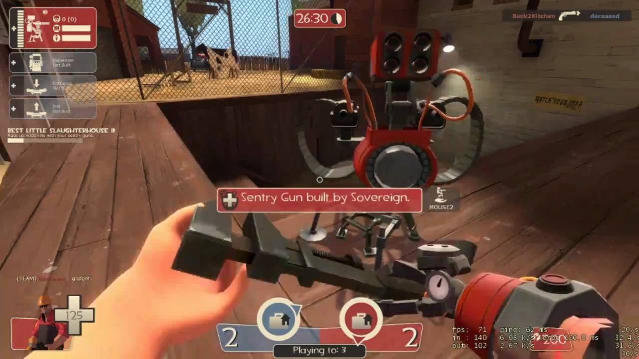 Team Fortress 2 bug - Wrench + Gunslinger - YouTube