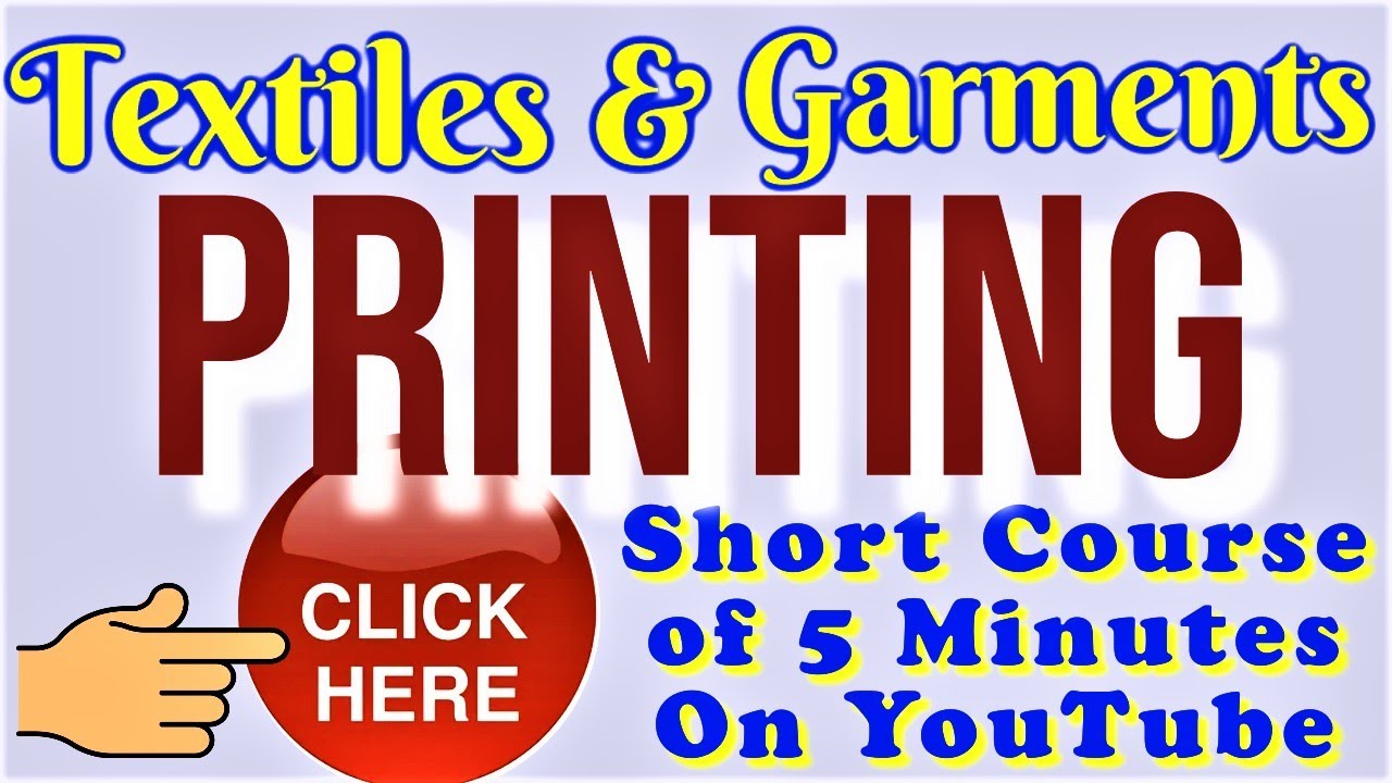 Fabric Printing - New Techniques | Read Disclaimer statement in ...