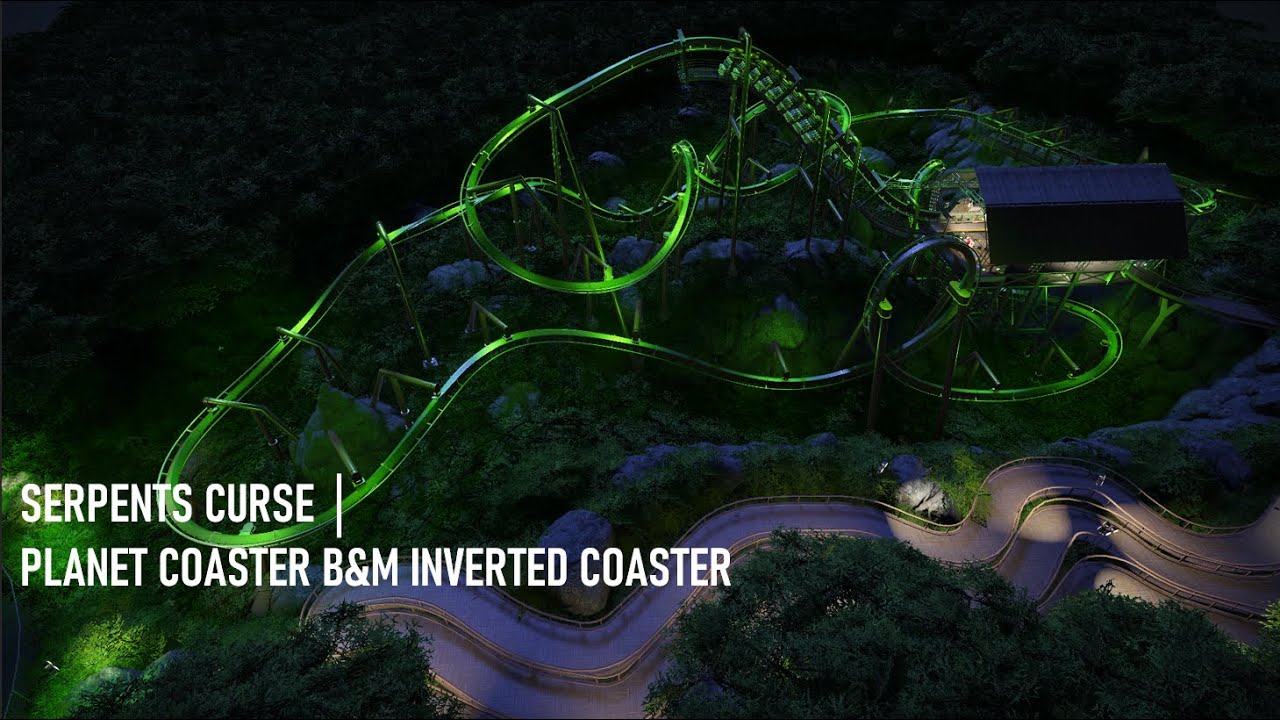 SERPENTS CURSE │ Planet Coaster B&M Inverted Coaster - YouTube