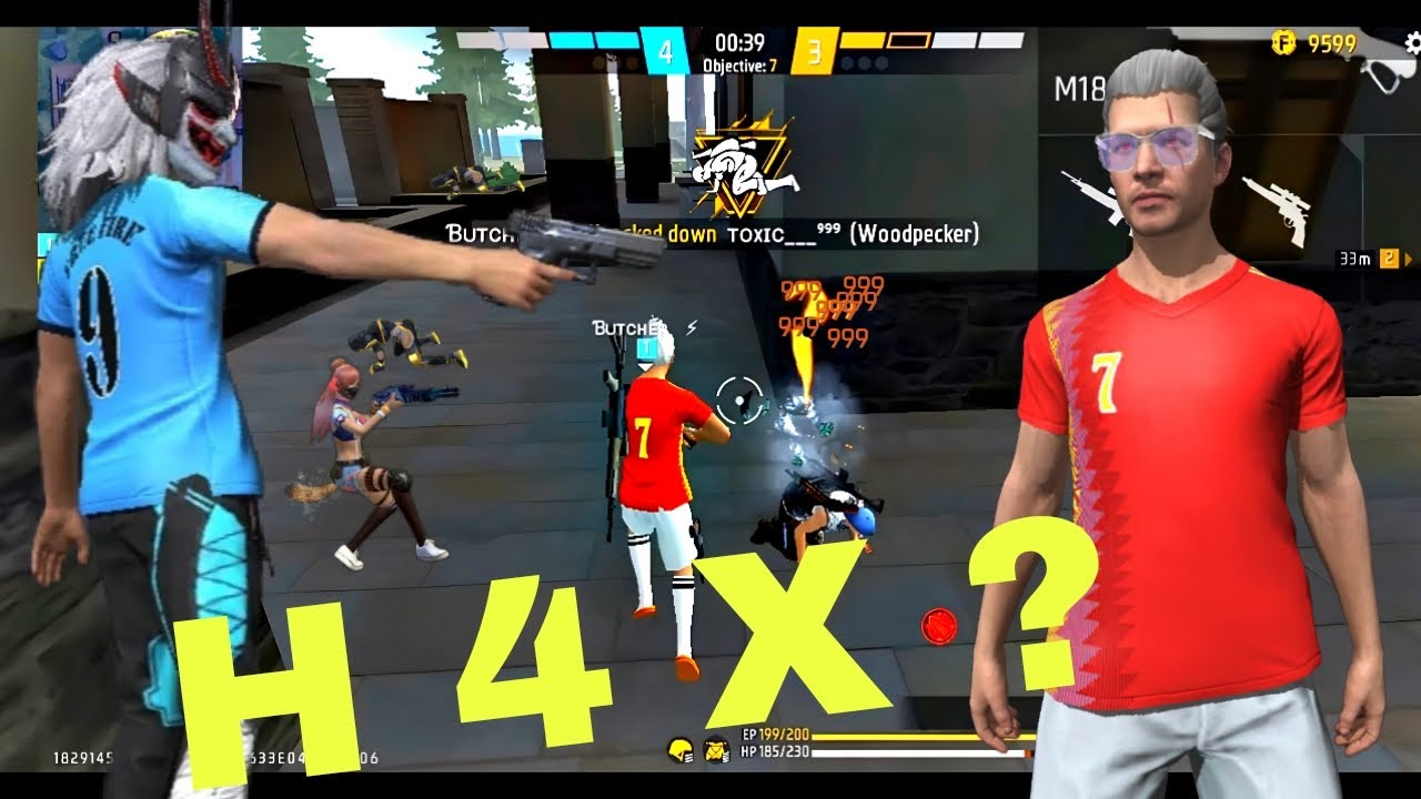 BETTER THAN @NonstopGaming_ FREE FIRE RED HEAD GAME - YouTube