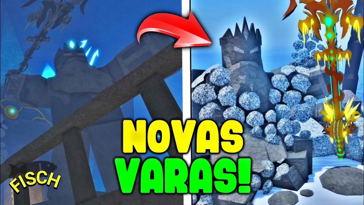 TUDO QUE VIRÁ NA NOVA ATUALIZAÇÃO DO FISCH (NOVAS VARAS) - YouTube