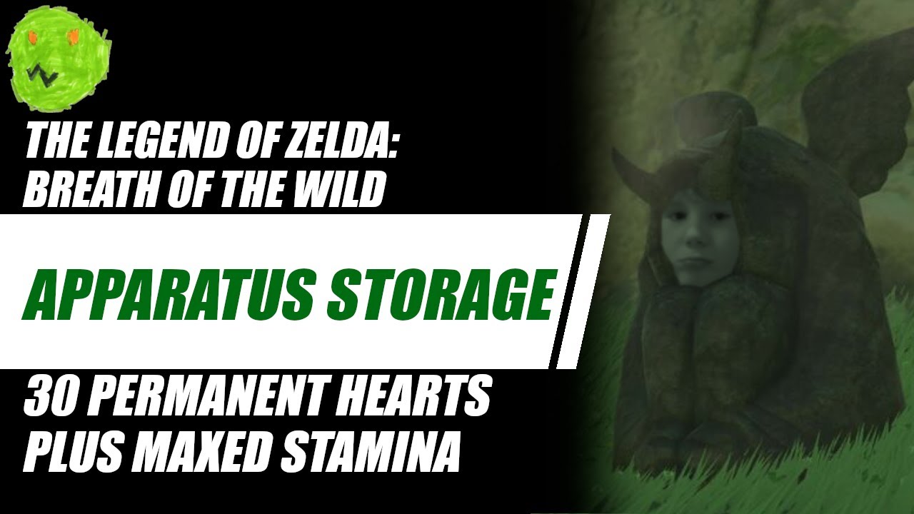 Breath of the Wild - Max Hearts and Stamina with Apparatus Storage ...