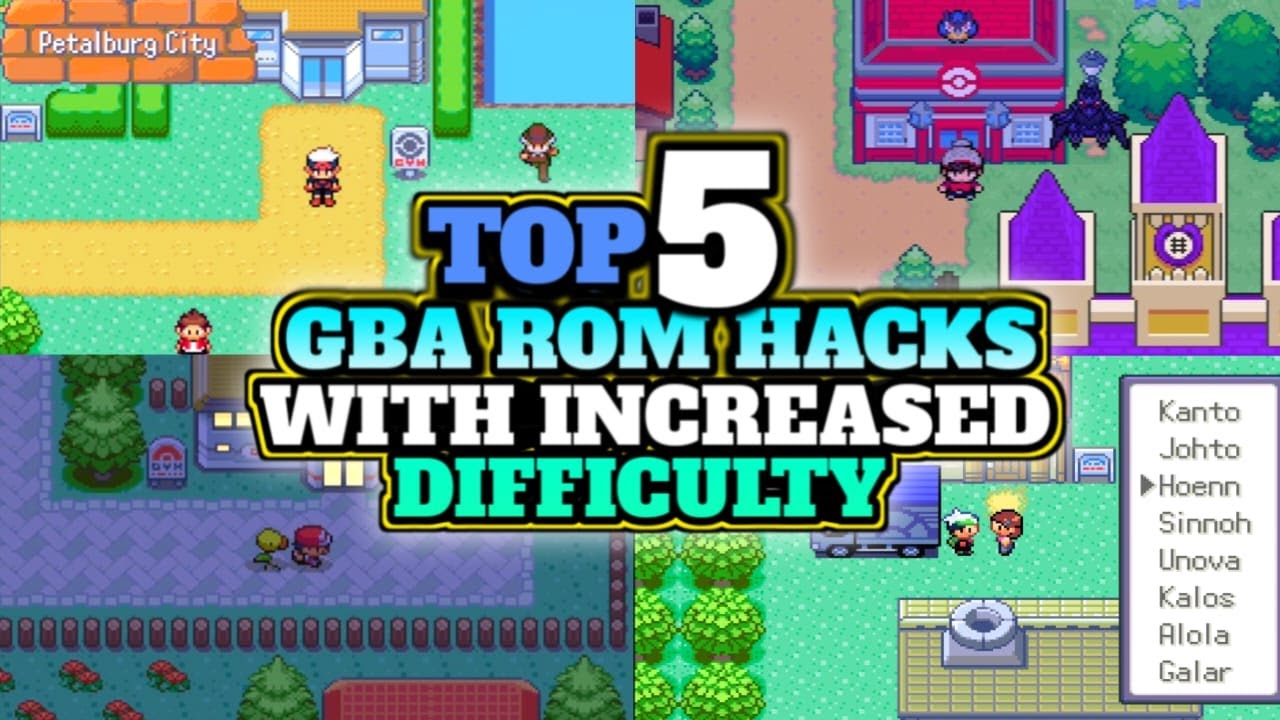 Top 5 GBA ROM HACKS With Increased Difficulty! (2024) - YouTube