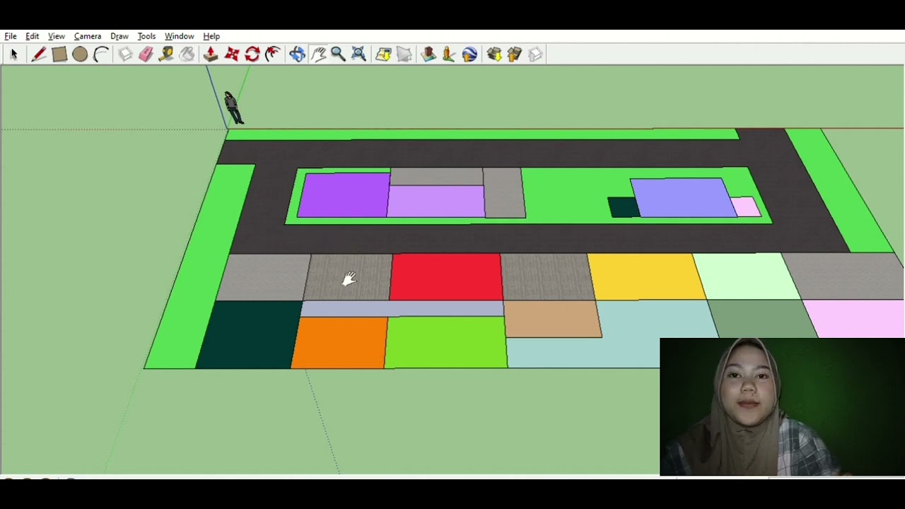 Membuat layout imajiner menggunakan aplikasi goggle sketchup - YouTube