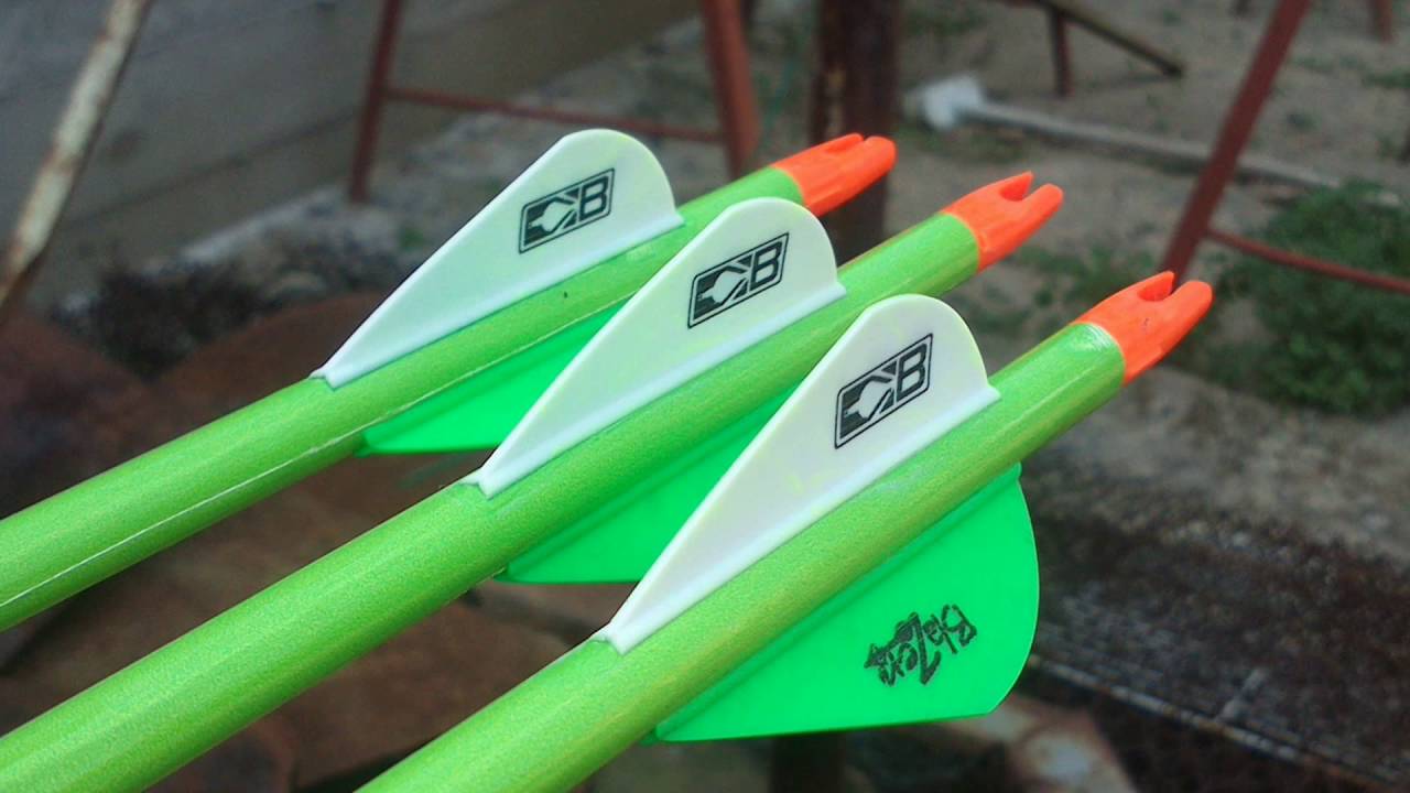 My custom carbon arrow (easton powerflight) - YouTube