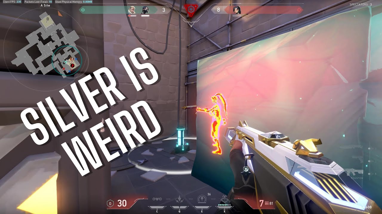 Silver rank in Valorant is a weird place - YouTube