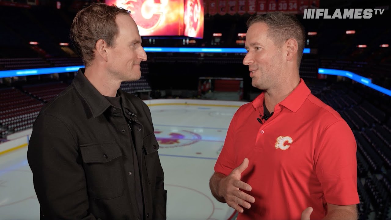 1-on-1 with Jon Abbott, the new voice of the Flames on Sportsnet! - YouTube