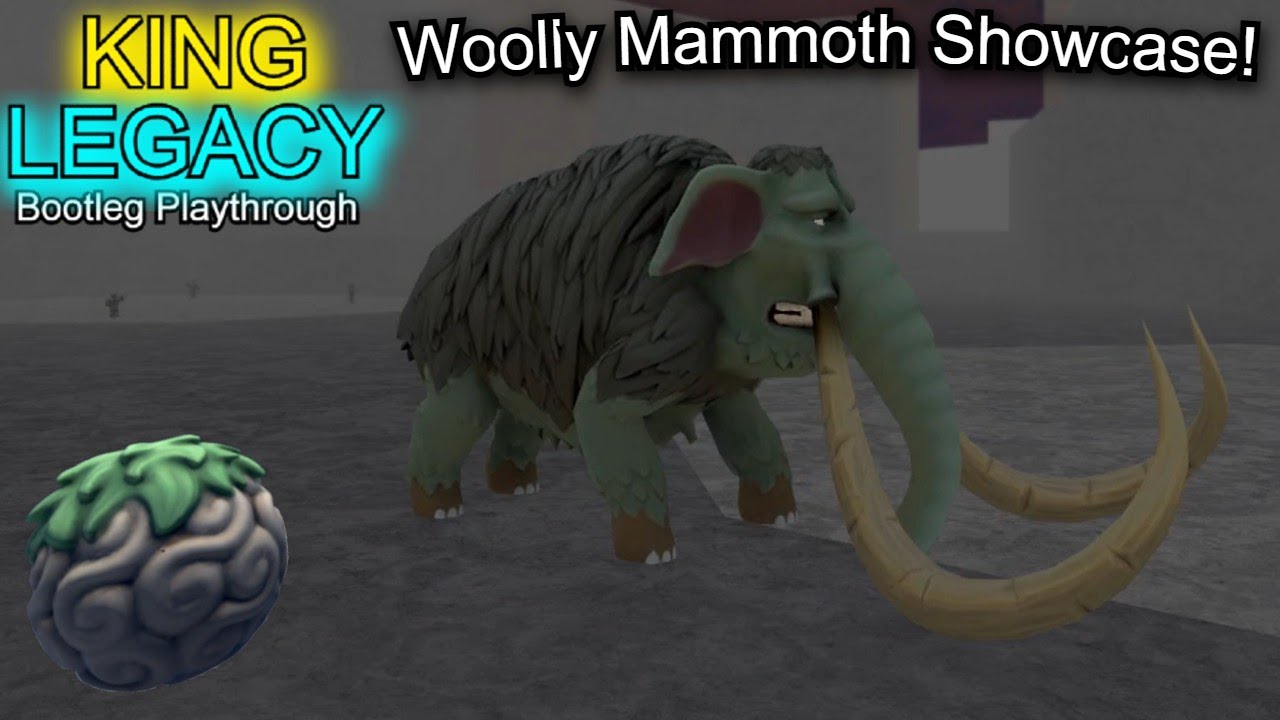 Woolly Mammoth Devil Fruit Blind Showcase - Roblox King Legacy - YouTube