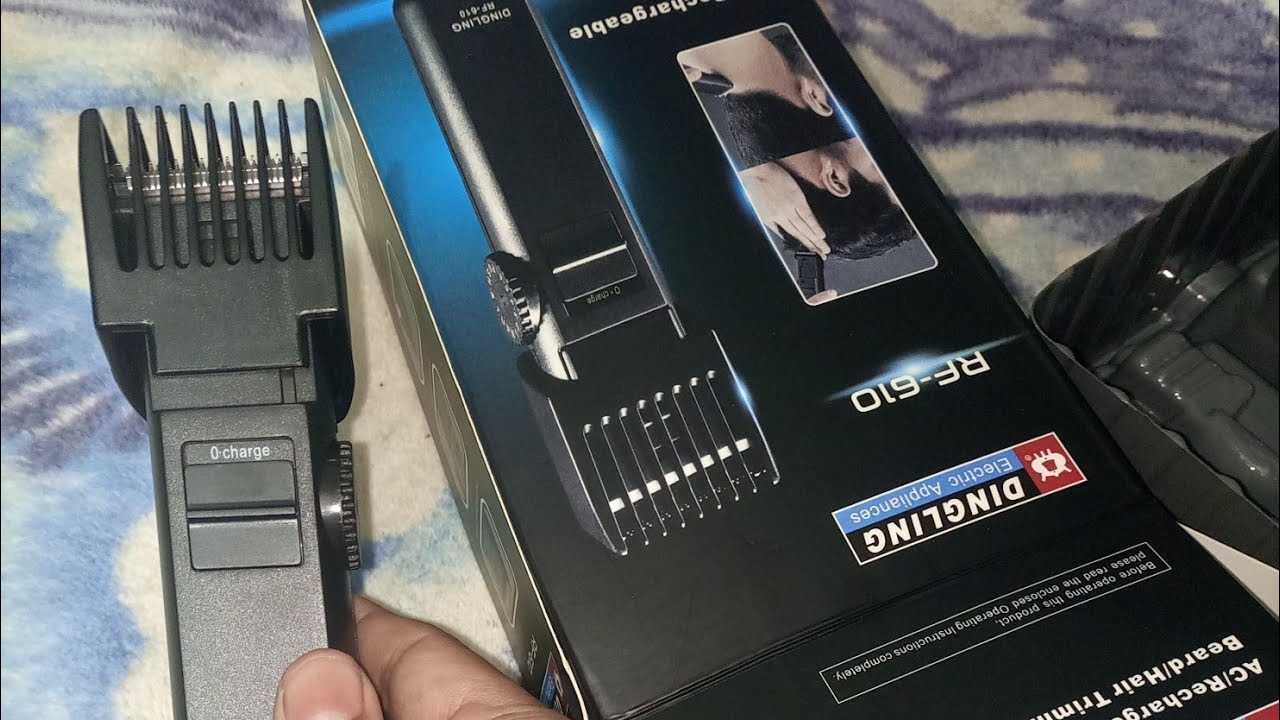 dingling rf-610 beard trimmer - YouTube