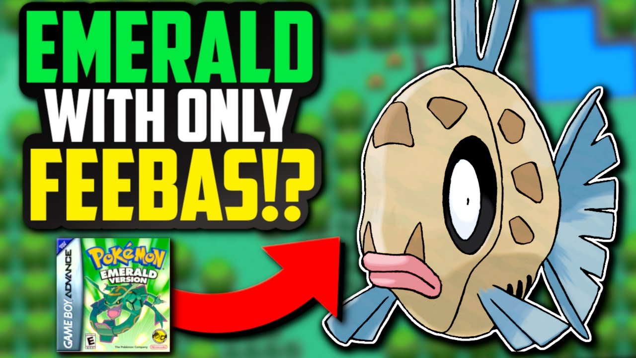 CAN YOU BEAT POKEMON EMERALD WITH ONLY A FEEBAS? (Feebas Pokemon ...