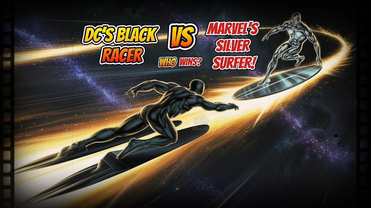Silver Surfer Marvel vs Black Racer DC – Who Wins DEBUNKED! - YouTube