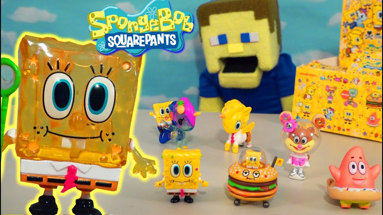 SPONGEBOB SquarePants Kamp Koral Figures! Toki Doki Blind Box Case ...