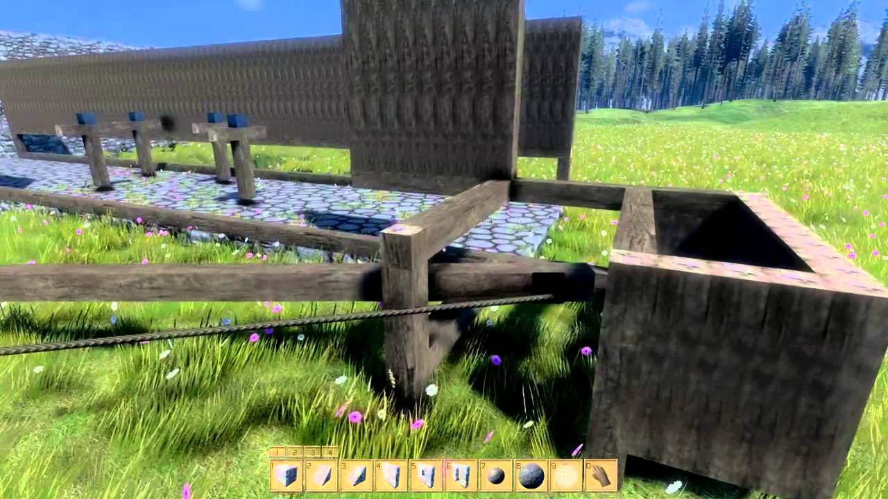 Medieval Engineers: Bridge trap with targets. - YouTube