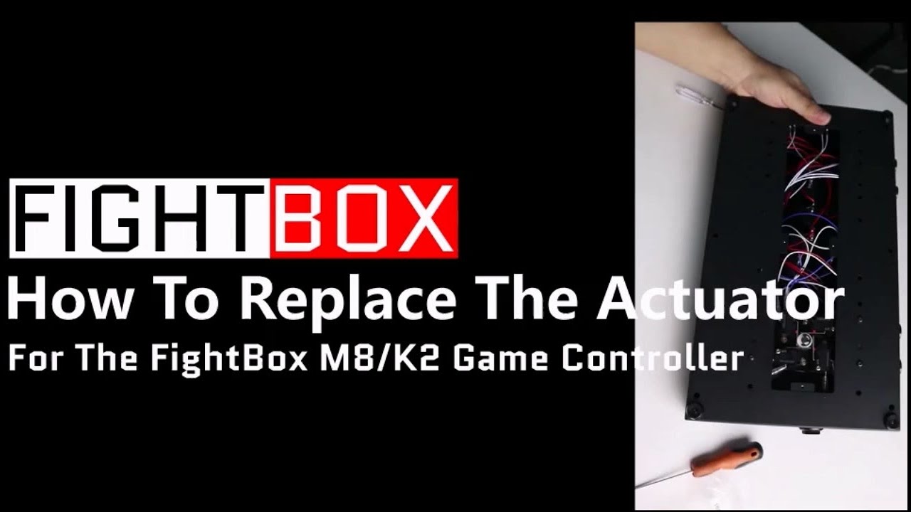 How To Replace The Actuator Korean Lever For The FightBox M8/K2 Game ...