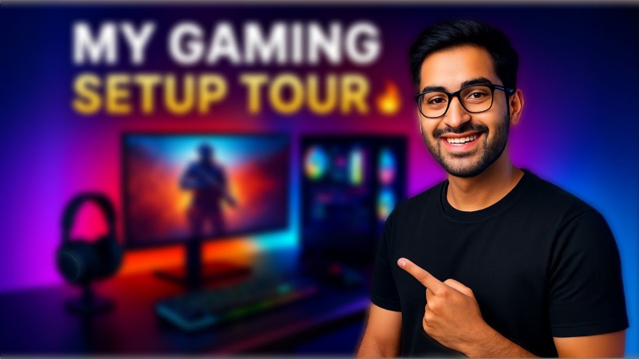 Finally Revealing My Gaming Setup 2025 | SKBL YT FF 10k special Setup ...
