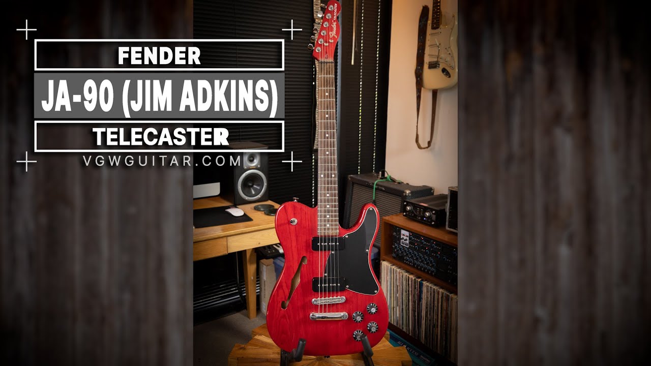 Fender JA-90 Telecaster Jim Adkins Signature - VGW - YouTube