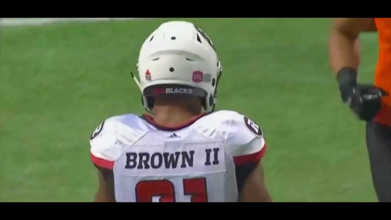 #31 Kevin Brown II - 2017 CFL Highlights - YouTube