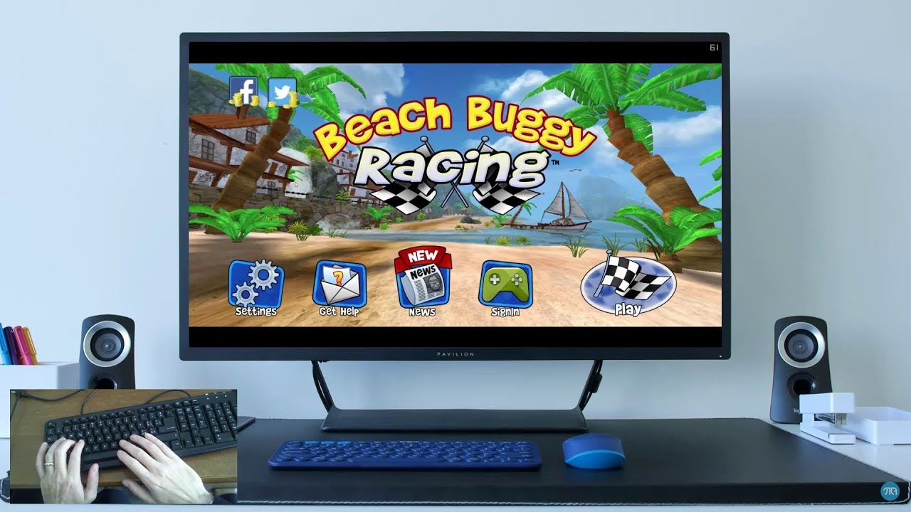 Android Multi Touch Games with a Keyboard - YouTube