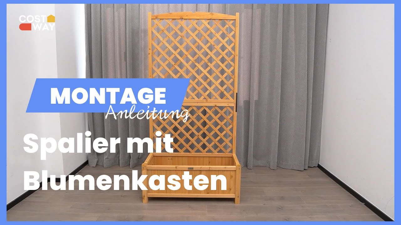 Montageanleitung: Spalier mit Blumenkasten | Artikel-Nr.: 10567892 ...