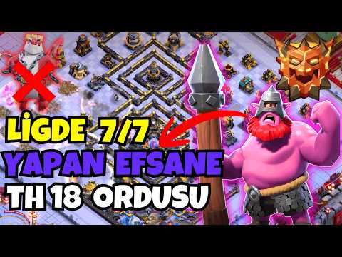 BB 18 EFSANE LİGİN EN GÜÇLÜ ORDUSU - Clash Of Clans