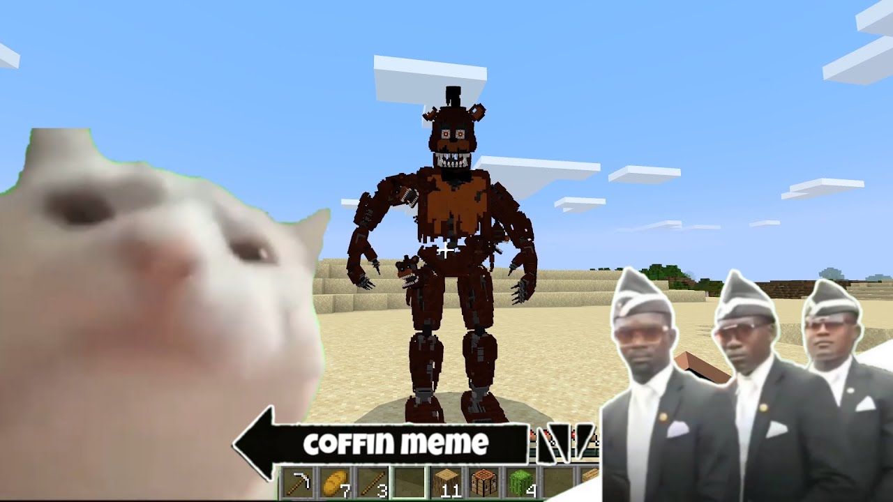 Return of Five Nights at Freddy's in Minecraft - Coffin Meme - YouTube