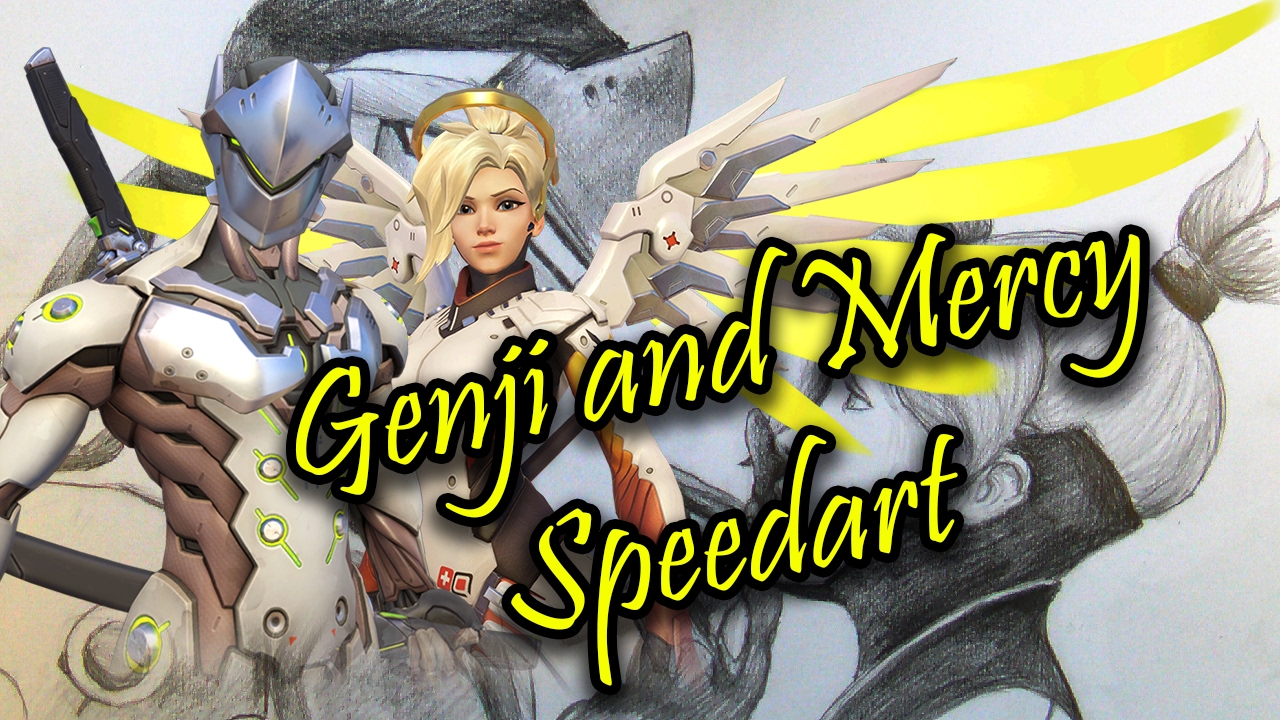 Genji and Mercy Speedart (Overwatch) - YouTube